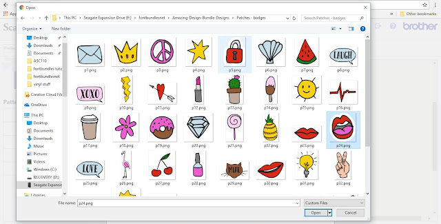 Tracing an image in Brother scan and cut canvas | Design Bundles