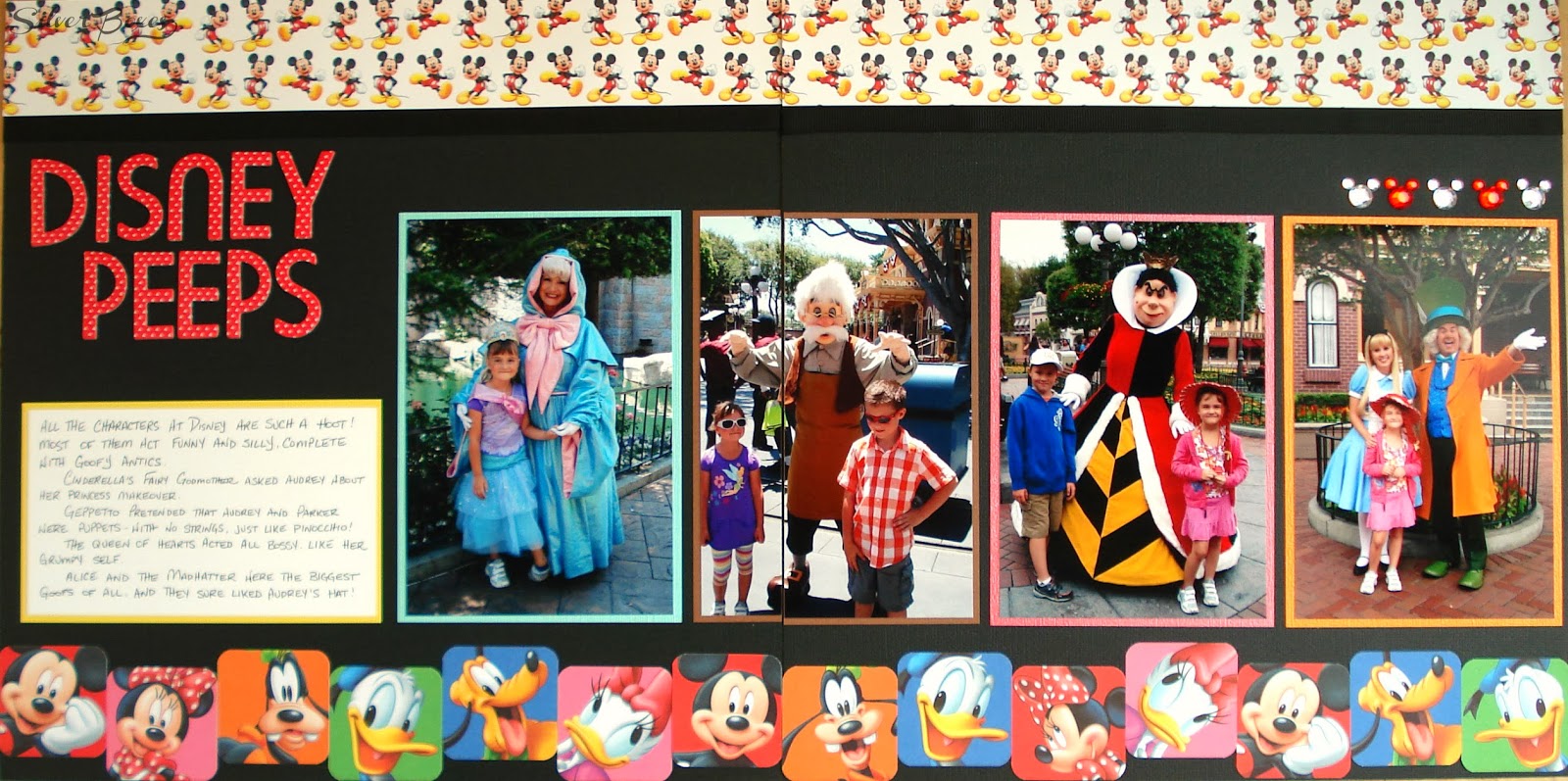 Silver Boxes: 10 Disney Scrapbook Layouts!