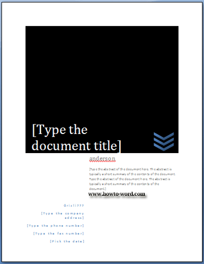 How to insert cover page in Microsoft Word | How to Word