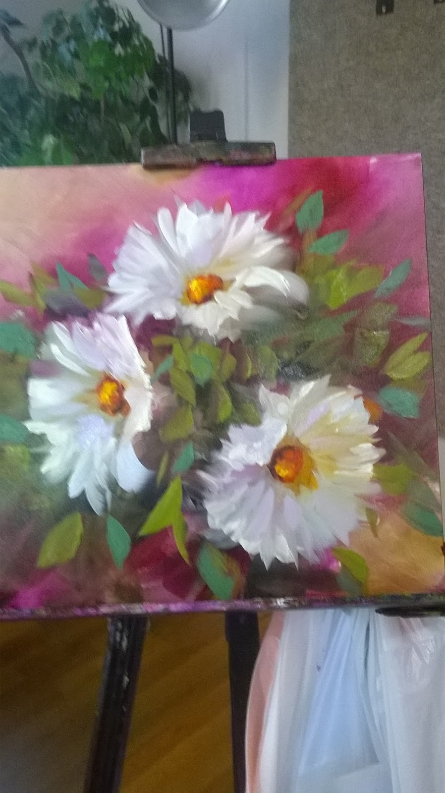 Art Matters by Marie Theron : Painting in Texas with Nancy Medina