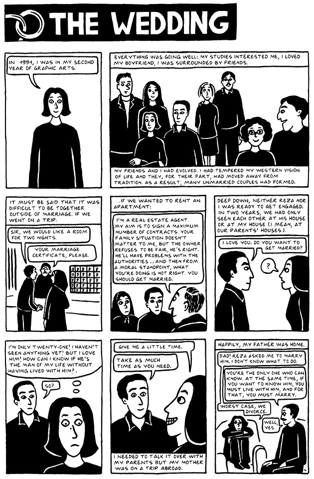 Read Persepolis 2, Section 17: The Wedding, Page 158
