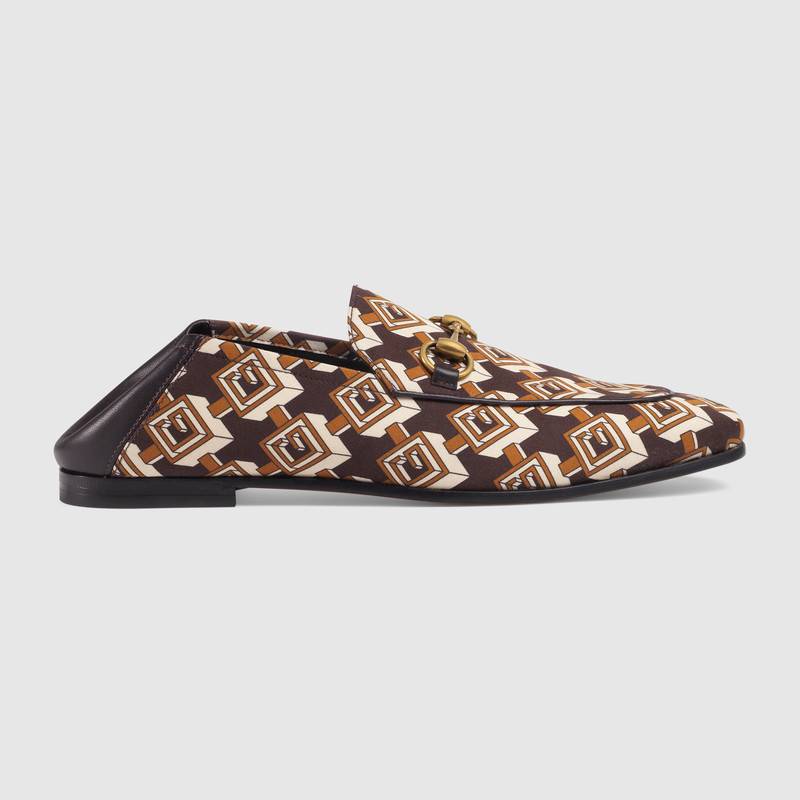 Pimp Printed Like With G: Gucci Geometric G-Print Loafer | SHOEOGRAPHY