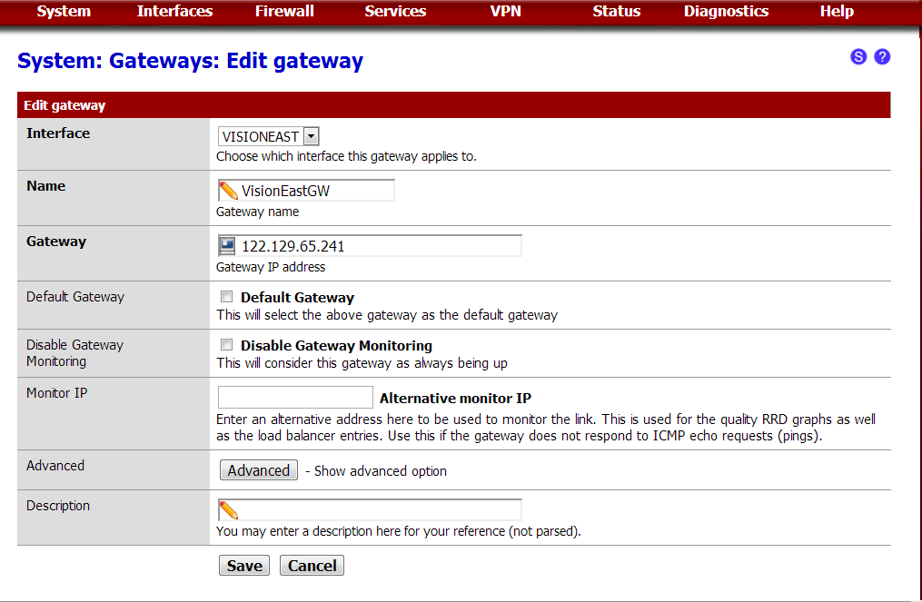pfSense Multi Wan Load Balancing
