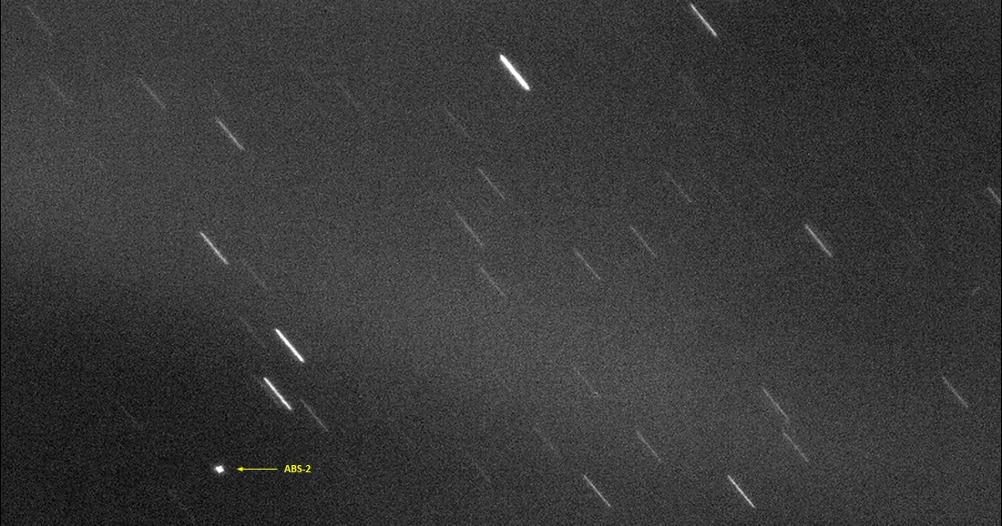 SatTrackCam Leiden (b)log: MUOS 4 recovered at 75 E