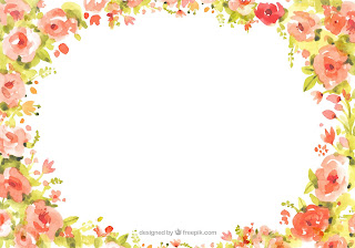 Freebies Koleksi Background Bunga - Kad Kawin Meletop