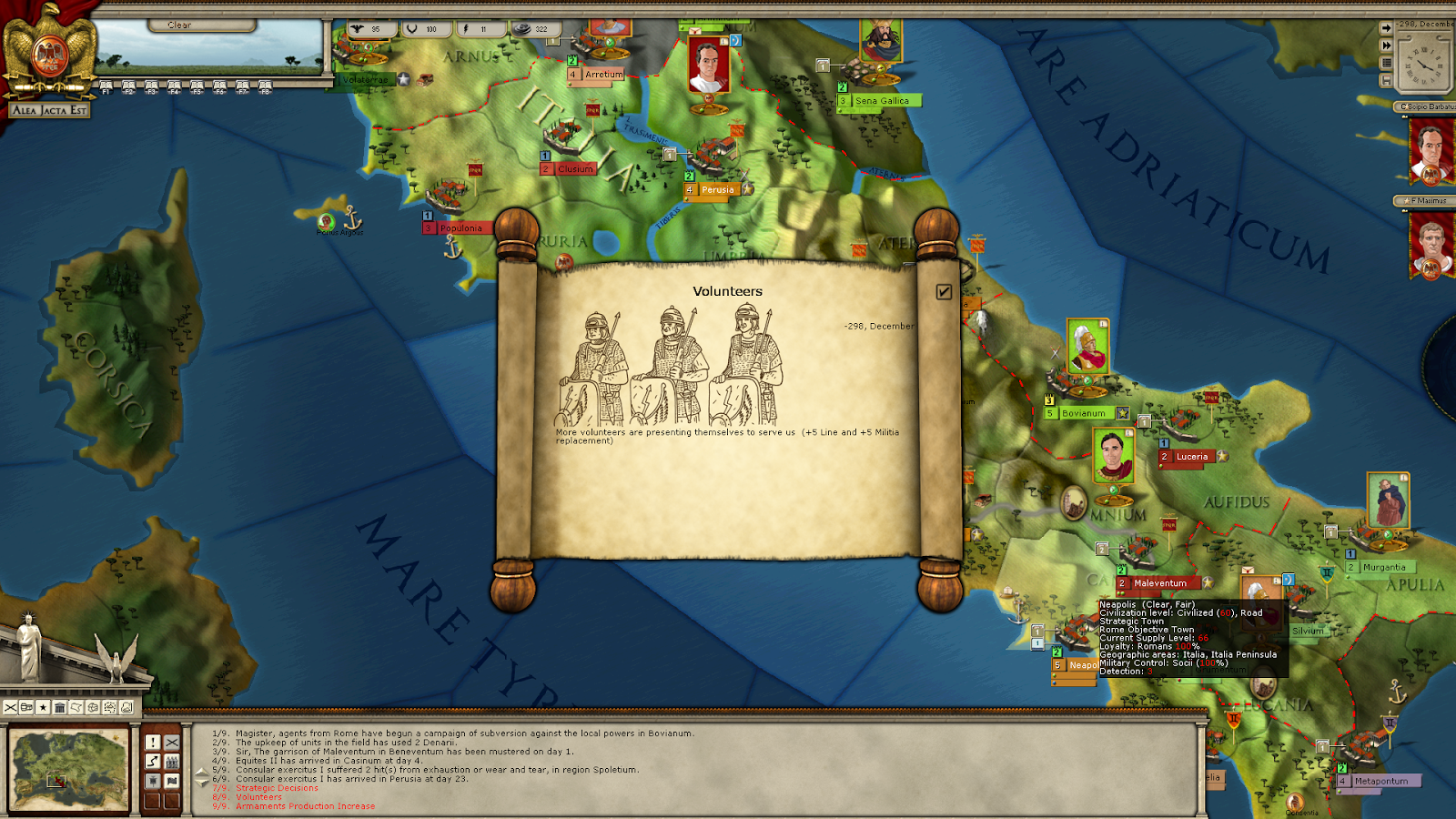 Cry Havoc!: Third Samnite War - Year One