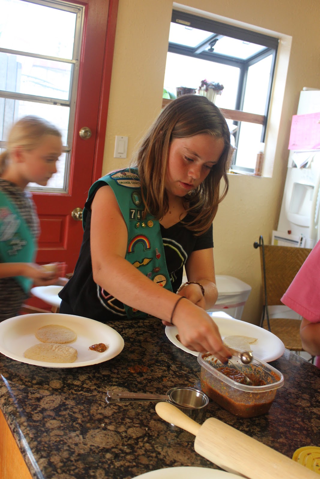 HUNTINGTON BEACH GIRL SCOUT TROOP 746: MAKING TORTILLAS