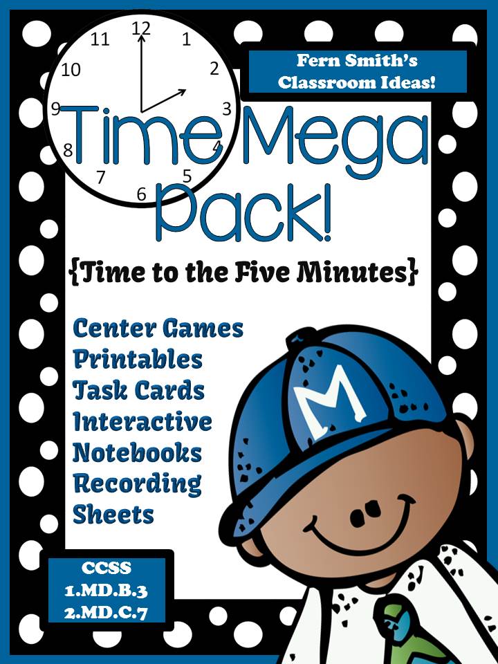 Just Published ~ Time Mega Pack - Printables, Center Games, Task Cards ...