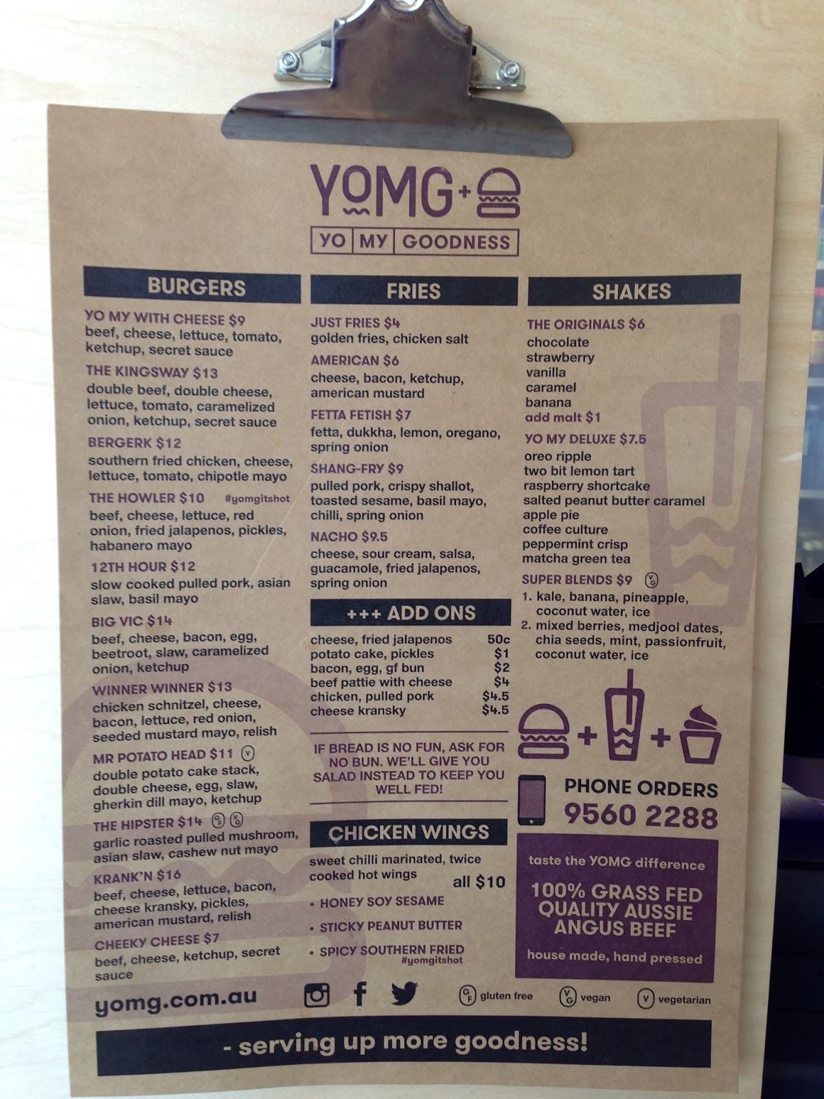 YOMG Burgers - Chik's Crib