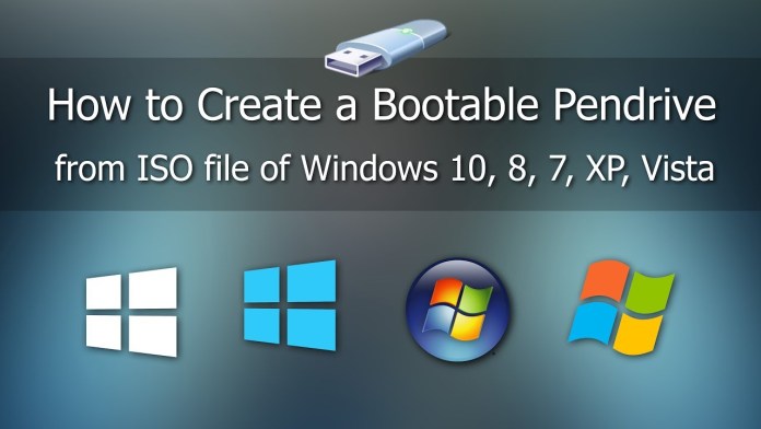 How to Create USB drive and Pen drive bootable without any software ...
