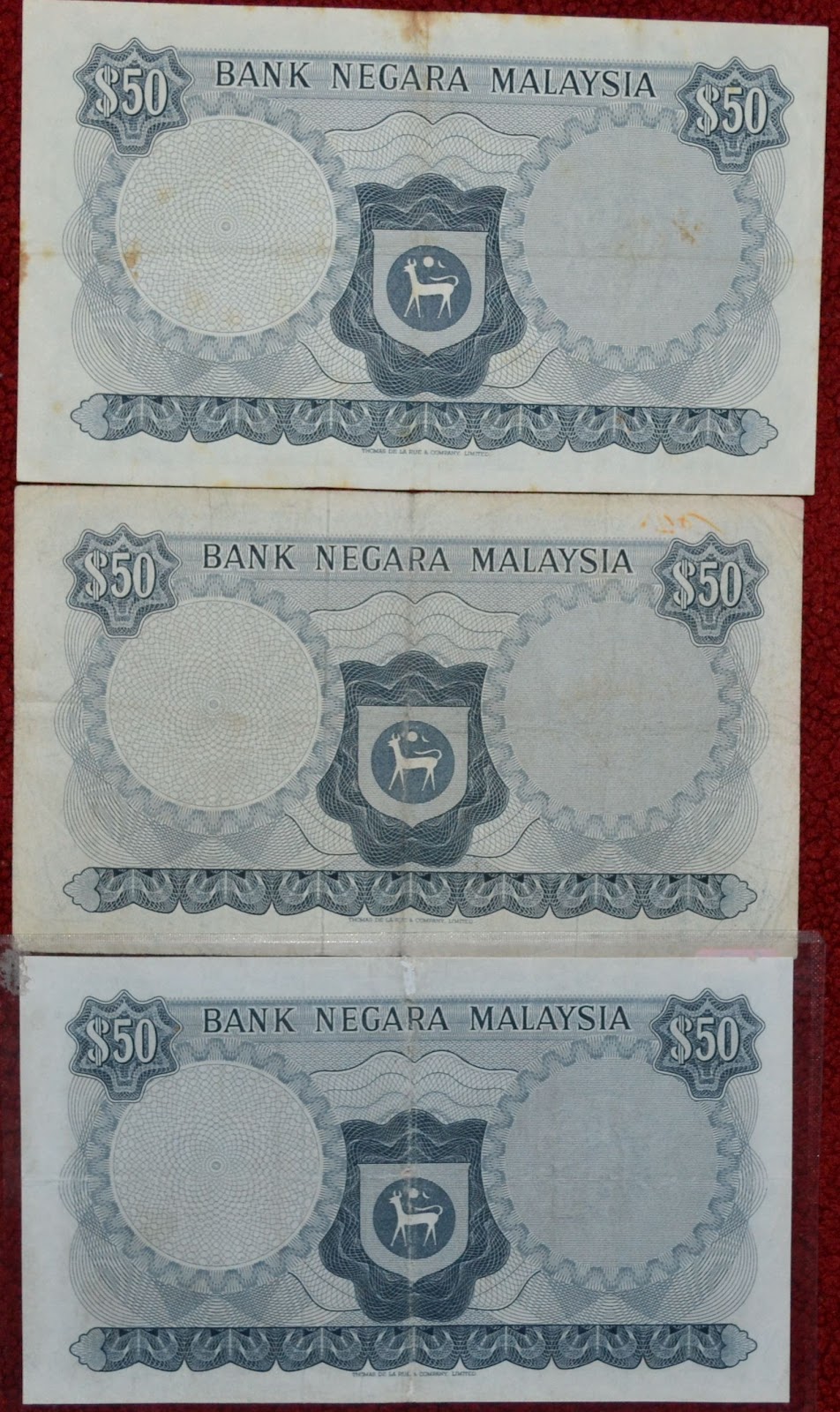 Galeri Sha Banknote: WANG KERTAS RM50 SIRI PERTAMA 1967