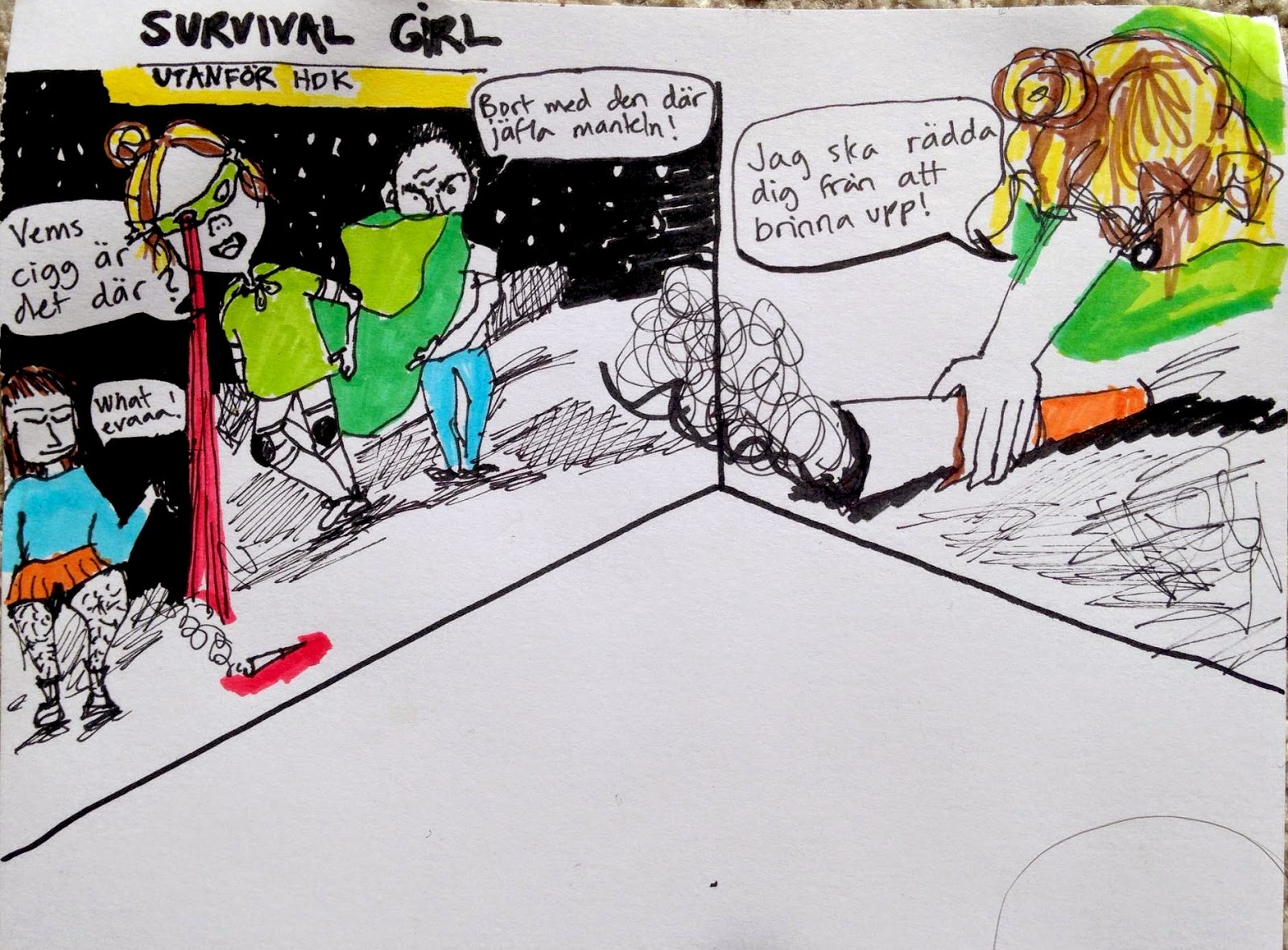 alternately: Serieteckning