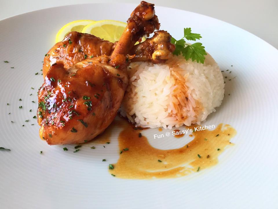 Plate & Palate: Sticky Lemon Chicken by Angela Seah Thulin