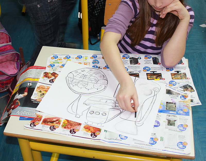 * l e p e m a l e s t v a r i * : Risanje z ogljem ima svoj čar