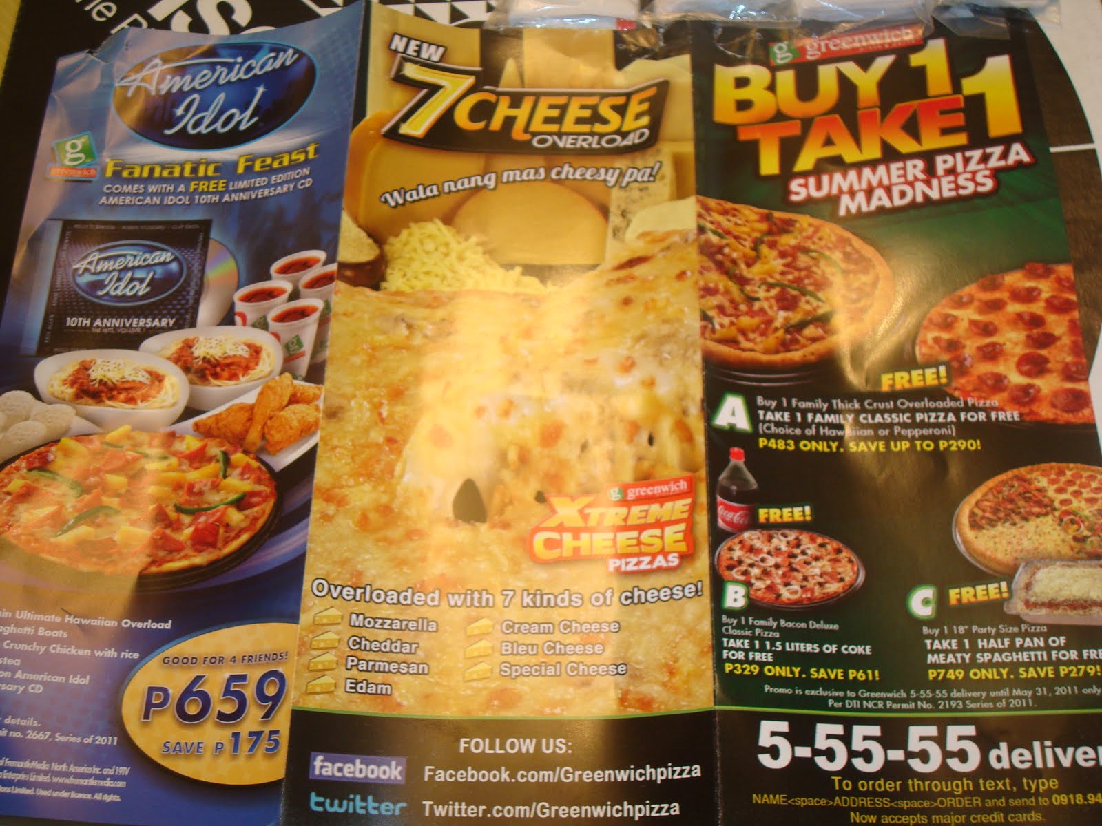 greenwich delivery promo 2015