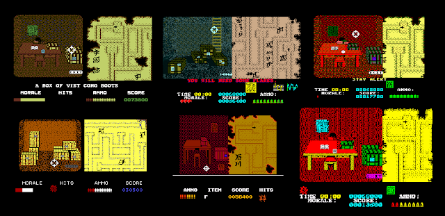 FRGCB - Finnish Retro Game Comparison Blog: Platoon (Ocean, 1987)