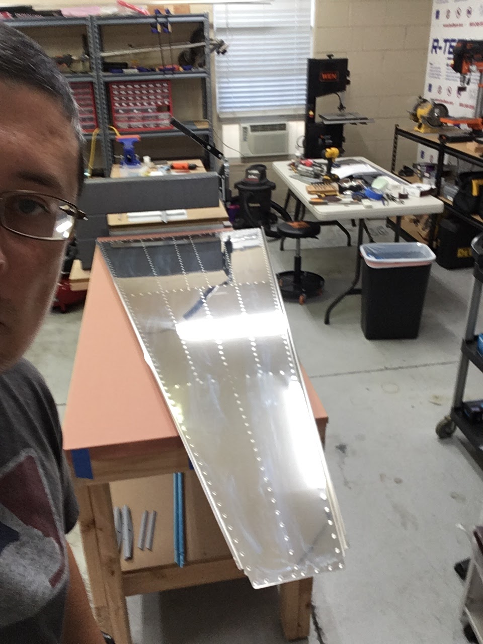 Alex's RV-14A Build Log: Section 10 - Aft Fuselage (bottom skin; wiring ...