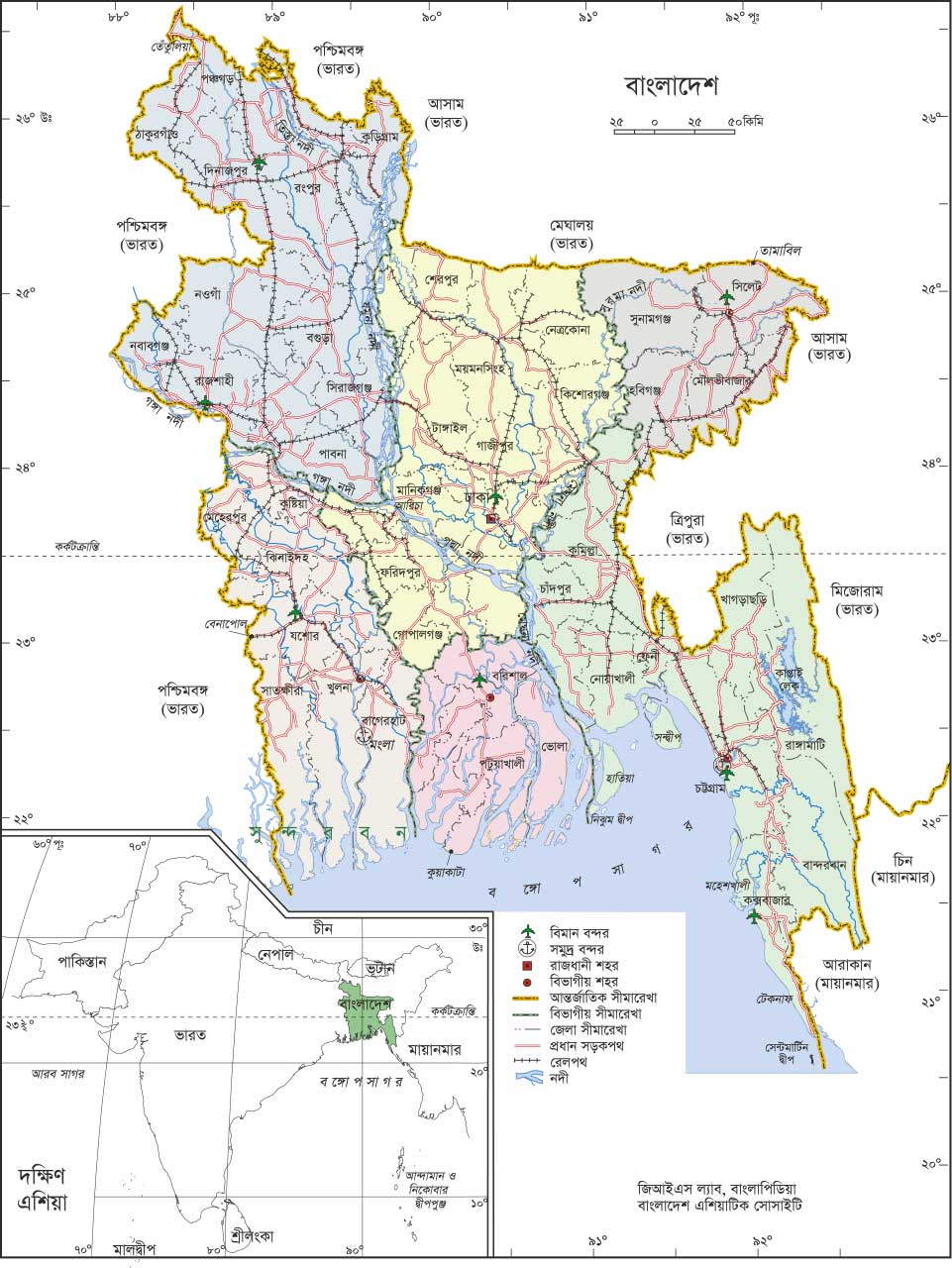 Maps of Bangladesh