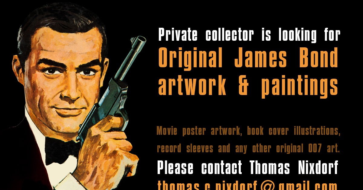 Illustrated 007 - The Art of James Bond: Artwork Wanted