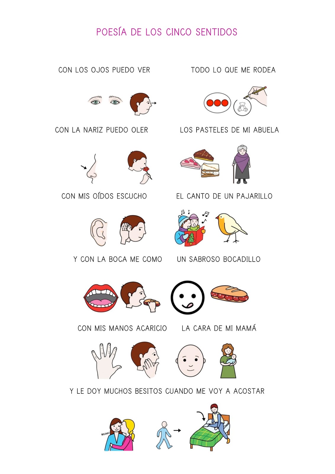 EL BLOG DE DIVERSIA: LOS 5 SENTIDOS