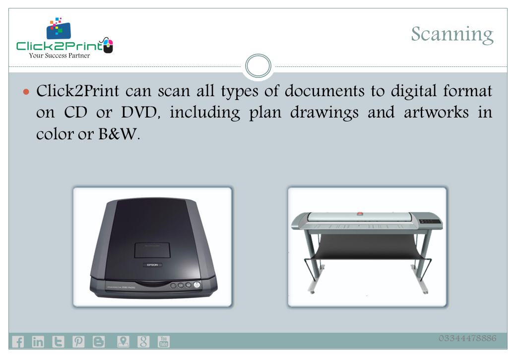 Click2Print: High Quality Scanning
