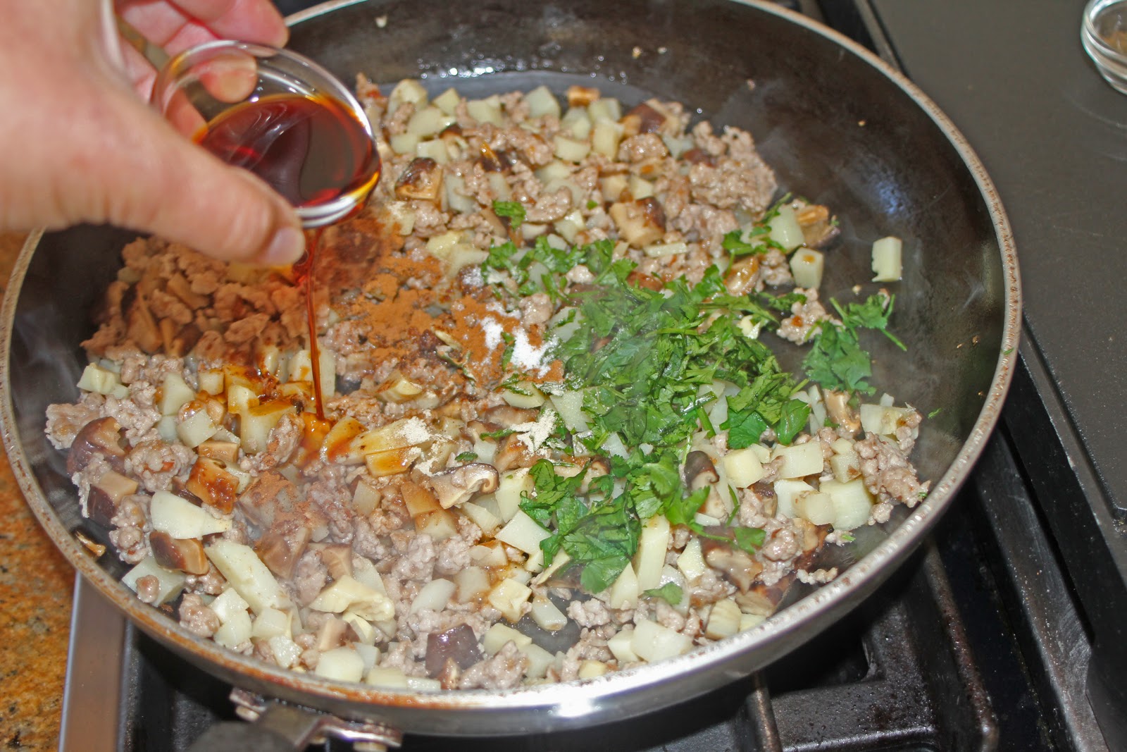 The Grub Files: Cooking with Camissonia: Taiwanese Meat Balls (Ba Wan)