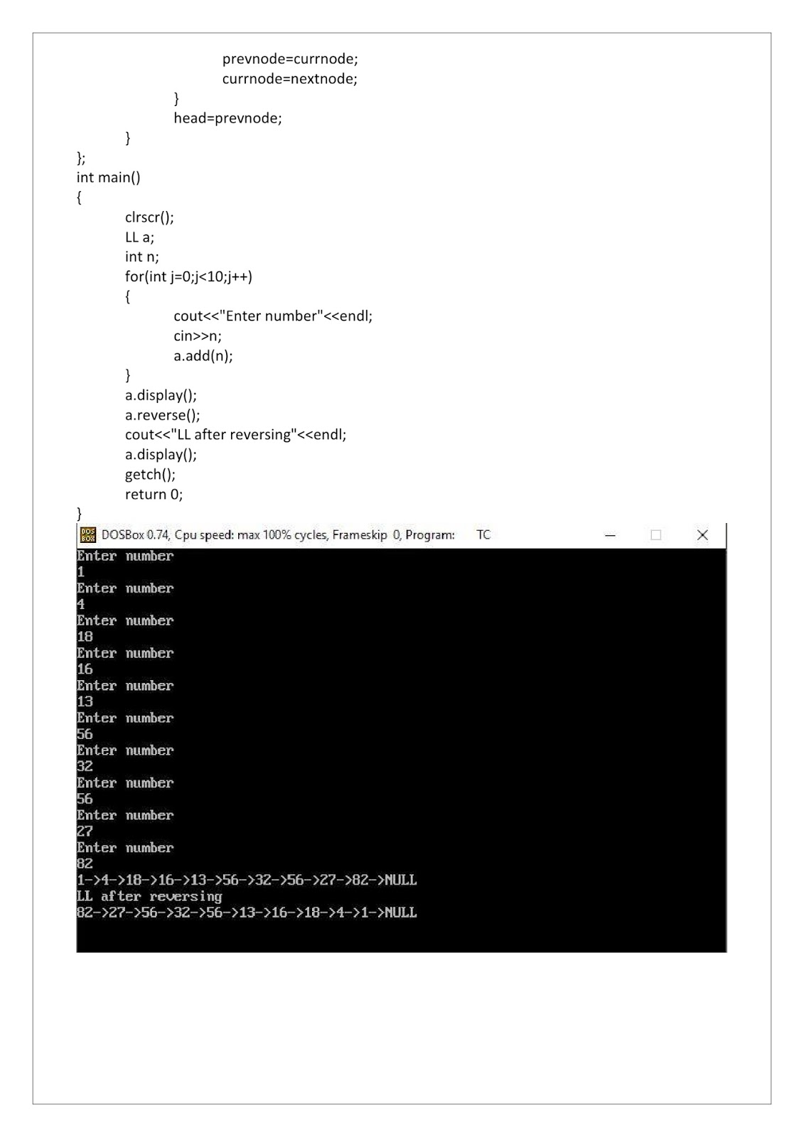 Class 12 Computer Practicals