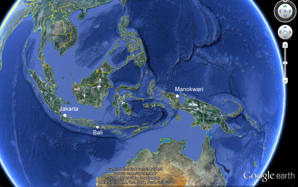 Abasi Surfing Club: Where is Manokwari city and How to get there?