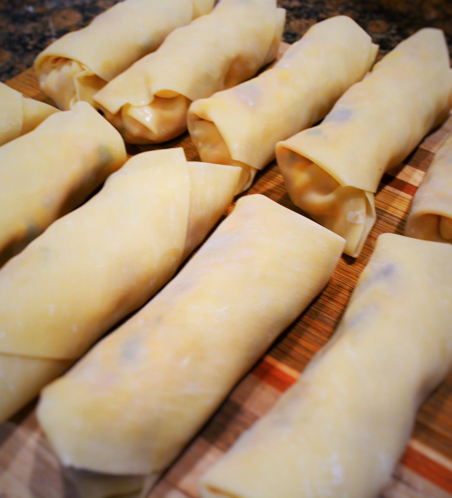 House of Webster: Southern-Style Black Bean and Corn Chicken Spring Rolls