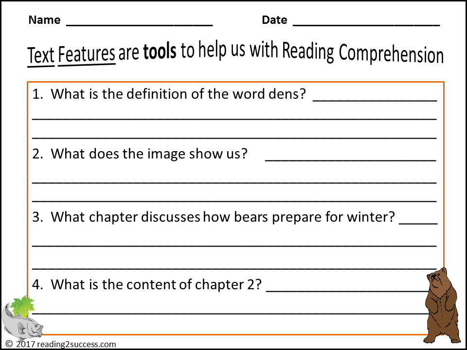 Reading2success: Text Features are Tools to Promote Reading Comprehension