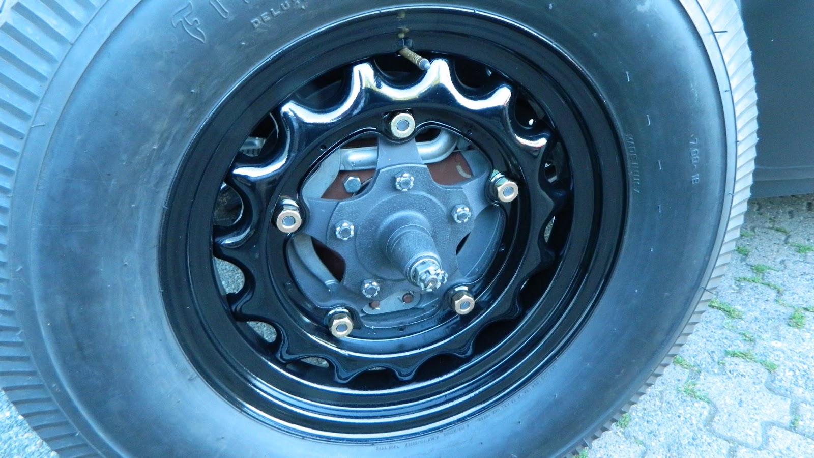 48 Ford Half Ton Pick Up: Fancy Wheels