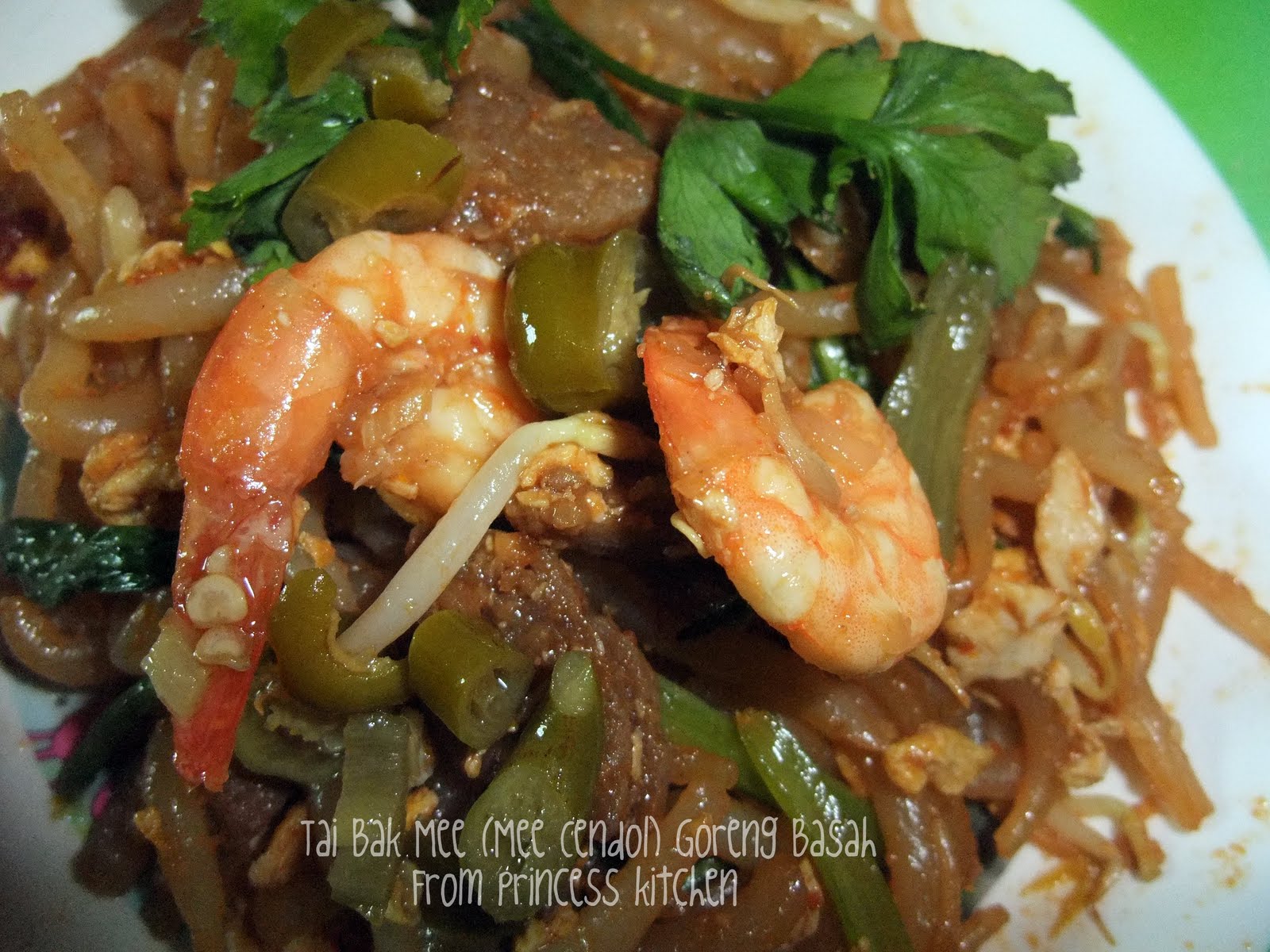 COOKING WITH LOVE: Tai Bak Mee (Mee Cendol) Goreng Basah