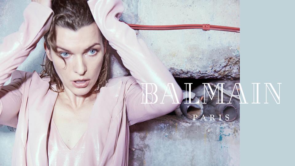 Balmain Fall/Winter 2018 Campaign featuring Milla Jovovich