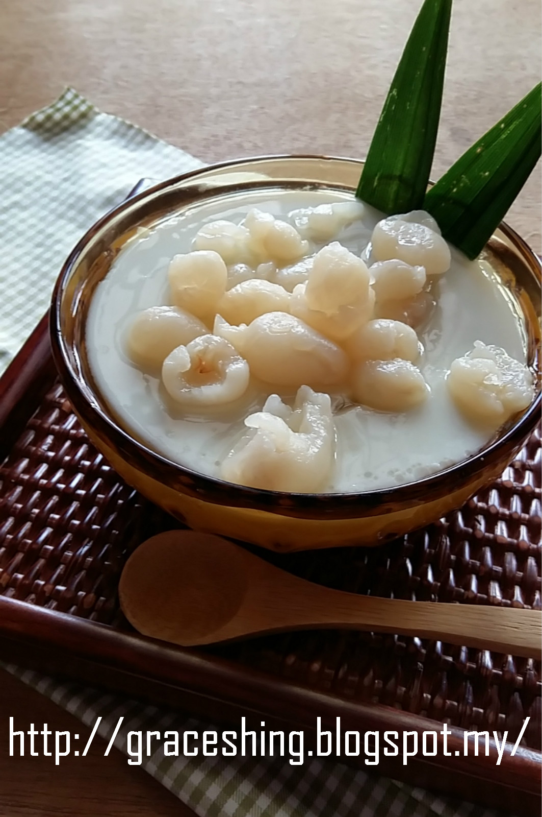 Grace's Blog 欣语心情: 椰汁豆腐花 Coconut Milk Tofufah