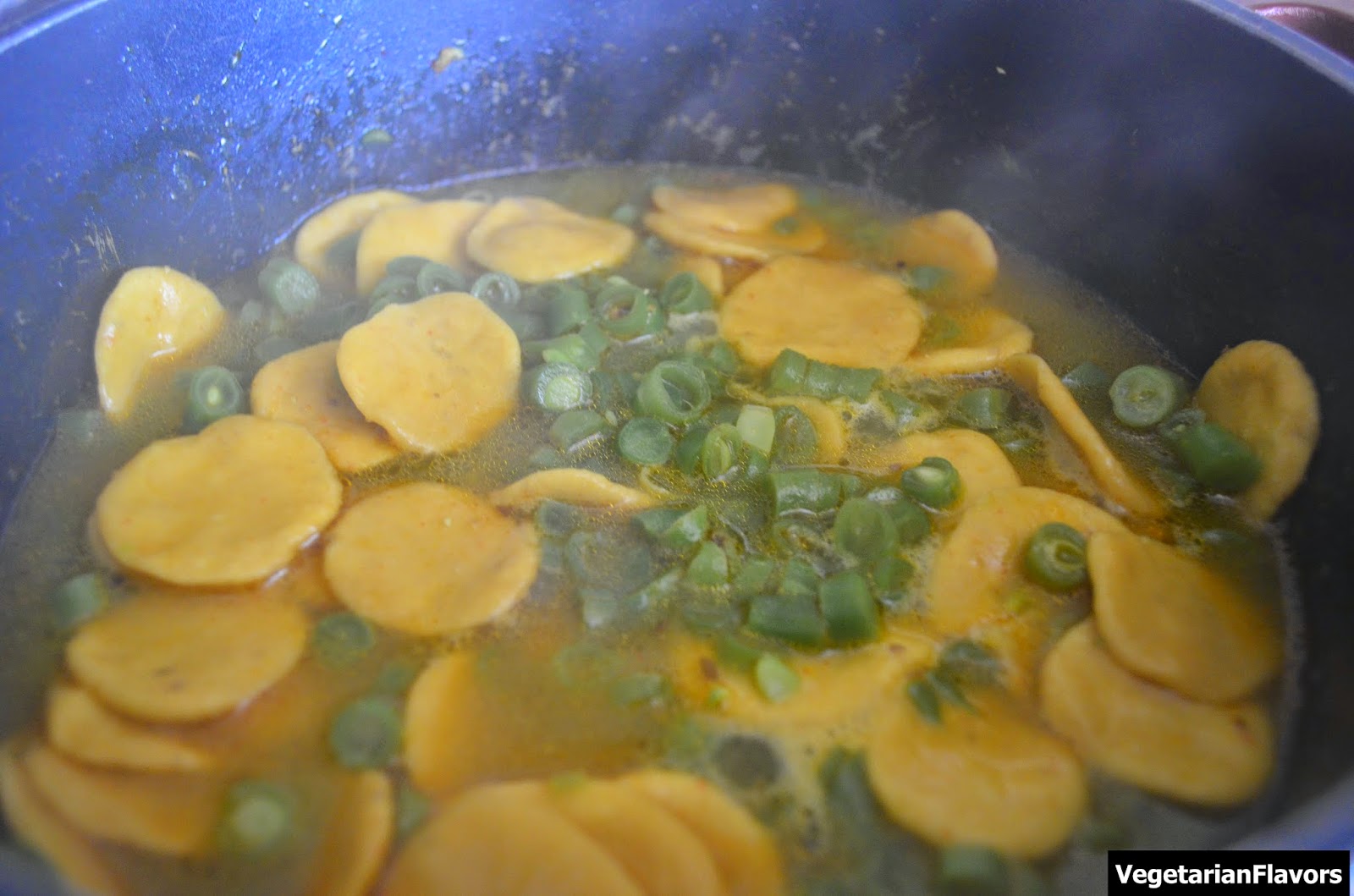VegetarianFlavors: Fansi Dhokli- French Beans with Wheat Balls
