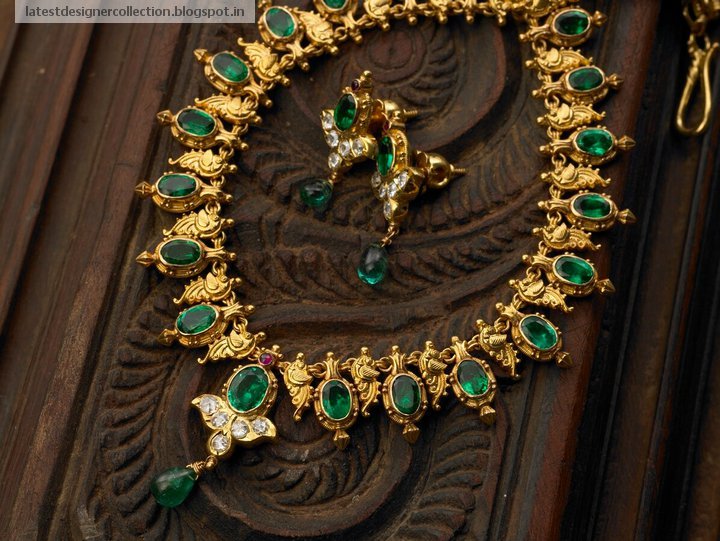 Extraordinary Ruby Temple Jewellery from ARNAV ~ Latest Indian Clothing ...