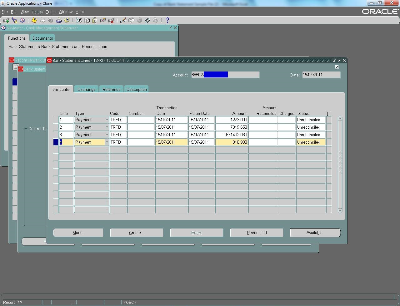 Santoshkumaraddar's Oracle Financial Blog: SWIFT940 Bank Statement ...