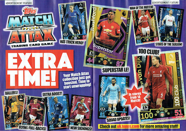 Football Cartophilic Info Exchange: Topps - Match Attax Extra 2018/19 ...