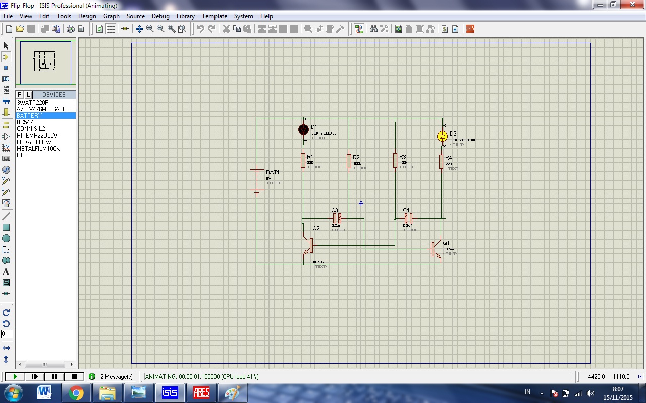 Simulasi Flip-Flop Pada Software Proteus. - Elektronika Industri