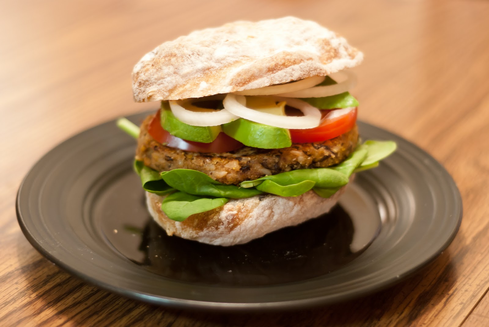 BROWN STOVE TOP: Black & White Burger