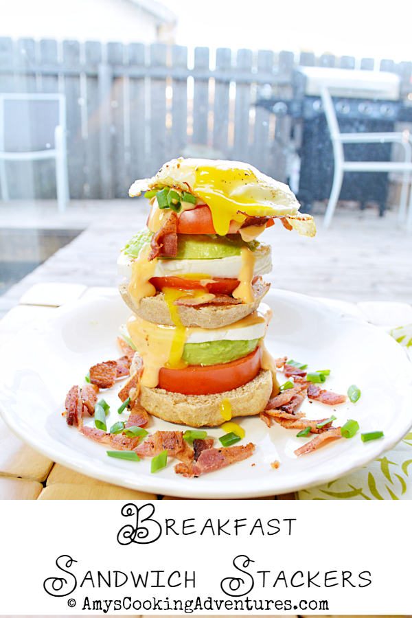 Breakfast Sandwich Stackers {Food 'n Flix}