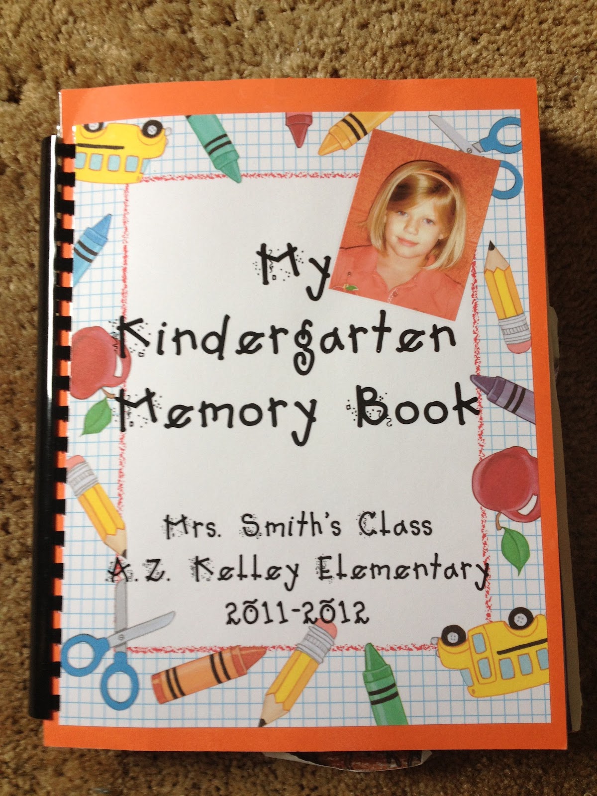 Kindergarten Memory Book - Kindergarten