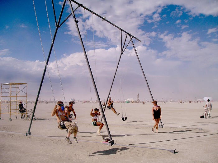 Coucou!: Homme qui brule: Burning Man