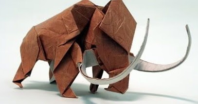 El arte del Origami: Mamut diseñado por Noboru Miyajima