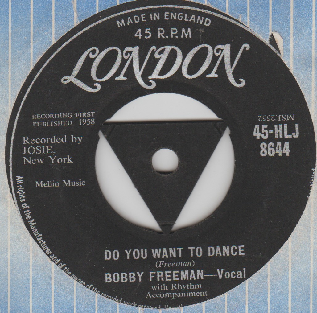 The Vinyl Word: Bobby Freeman RIP