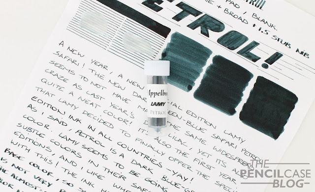 INKTASTIC: LAMY PETROL SPECIAL EDITION INK REVIEW | The Pencilcase Blog ...
