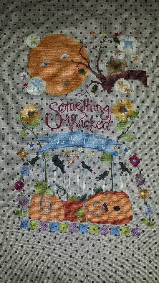 TwistedNTangled Threads: COMPLETED CROSS STITCH