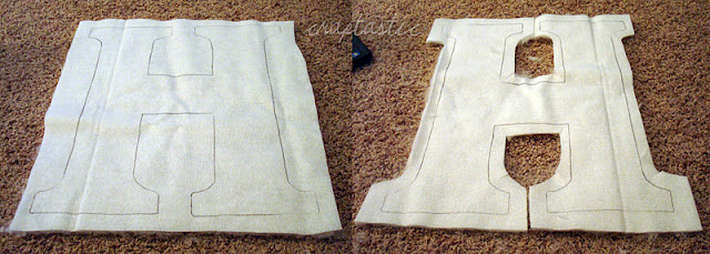 CRAPTASTIC: DIY Cardboard Initial!