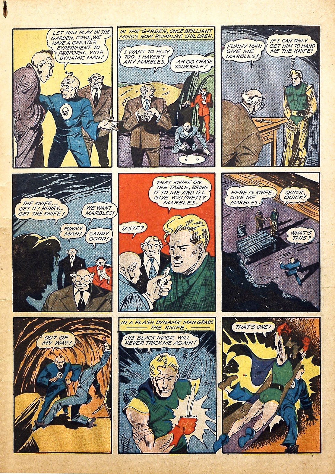 Four-Color Shadows: Dynamic Man-Charles Sultan-1941