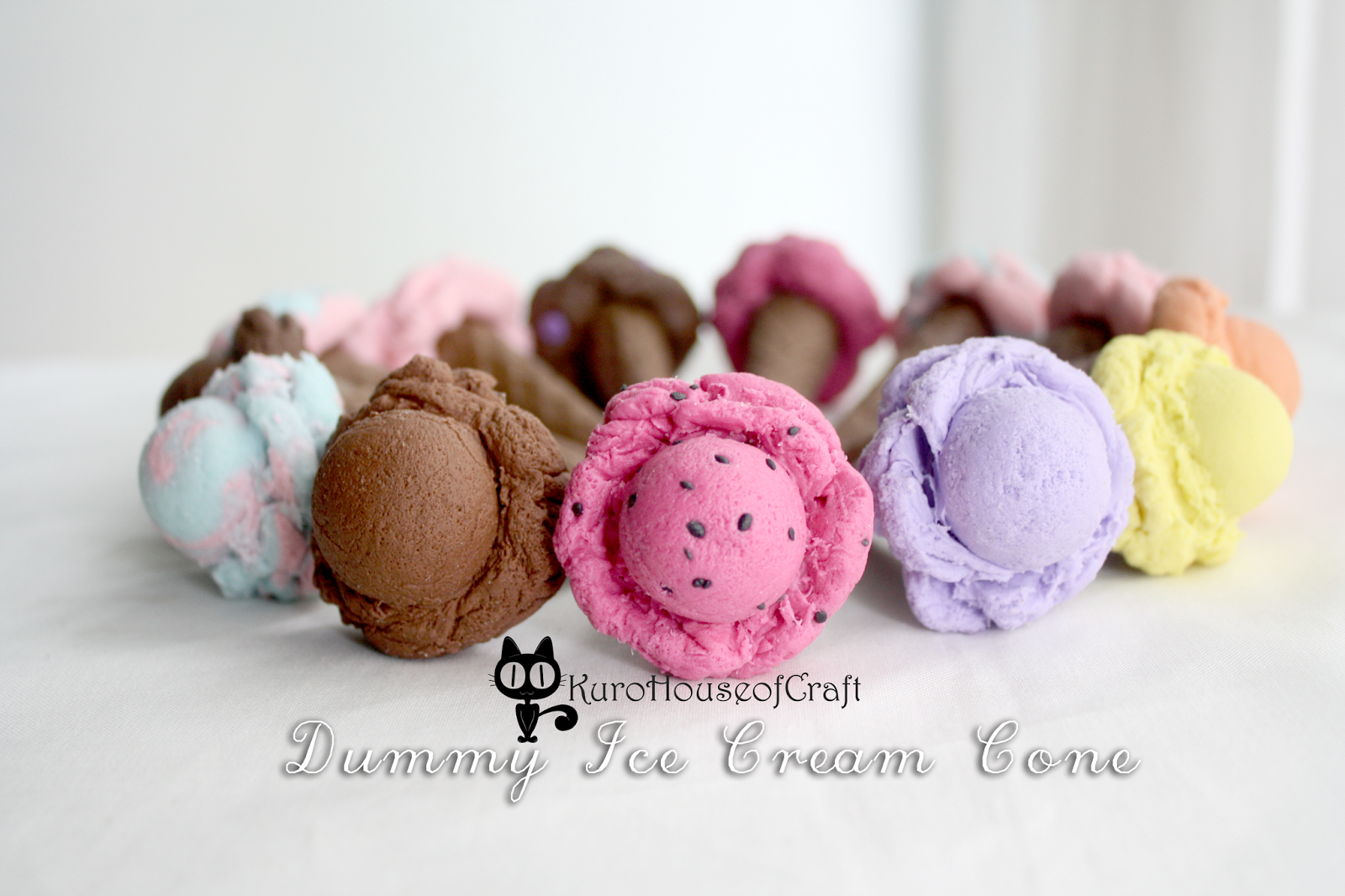 KuroHouse of Craft: Dummy Ice cream cone @ KuroHouseofCraft